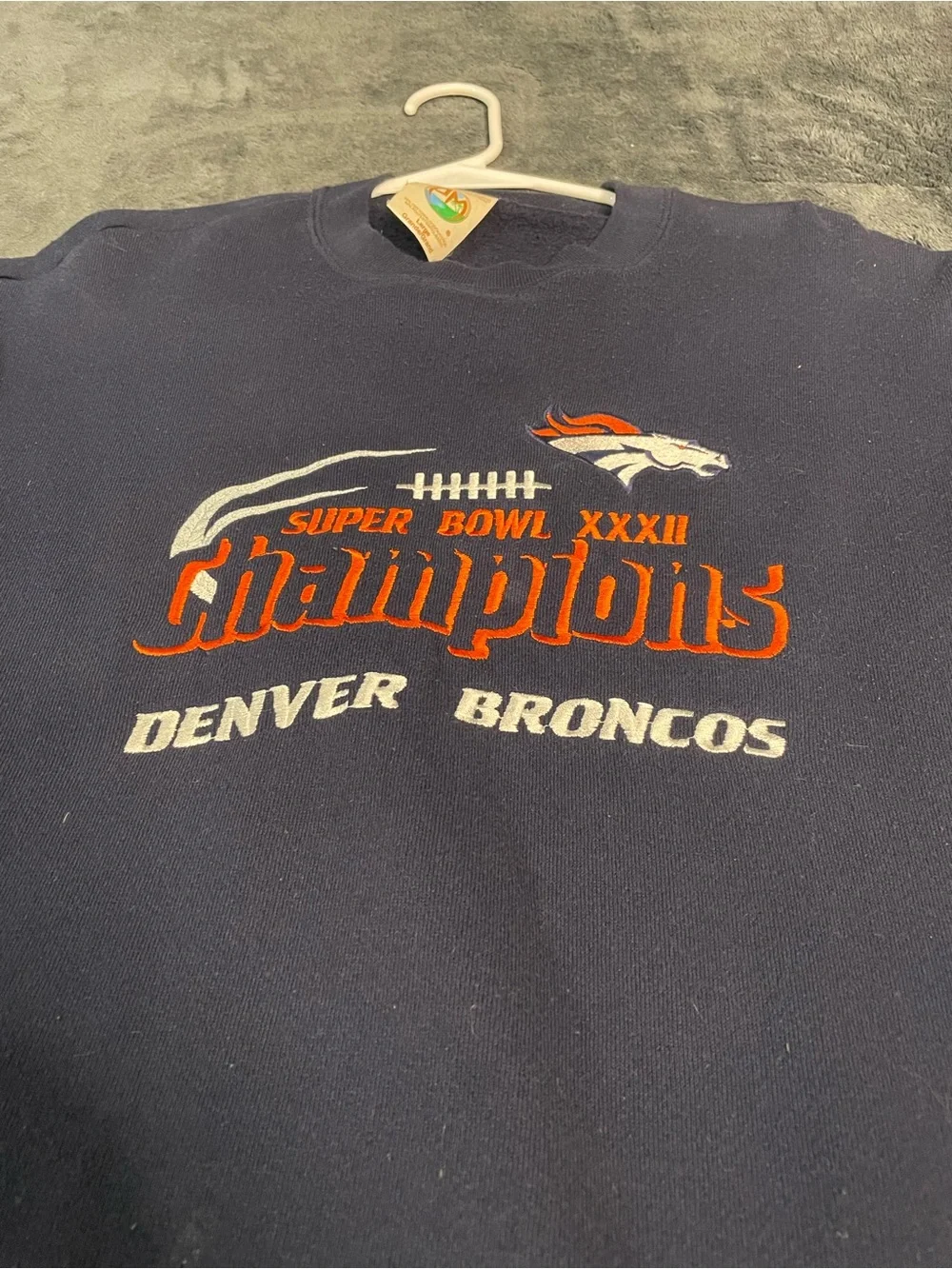 Sweaters | Vintage Super Bowl 32 Crew | Poshmark